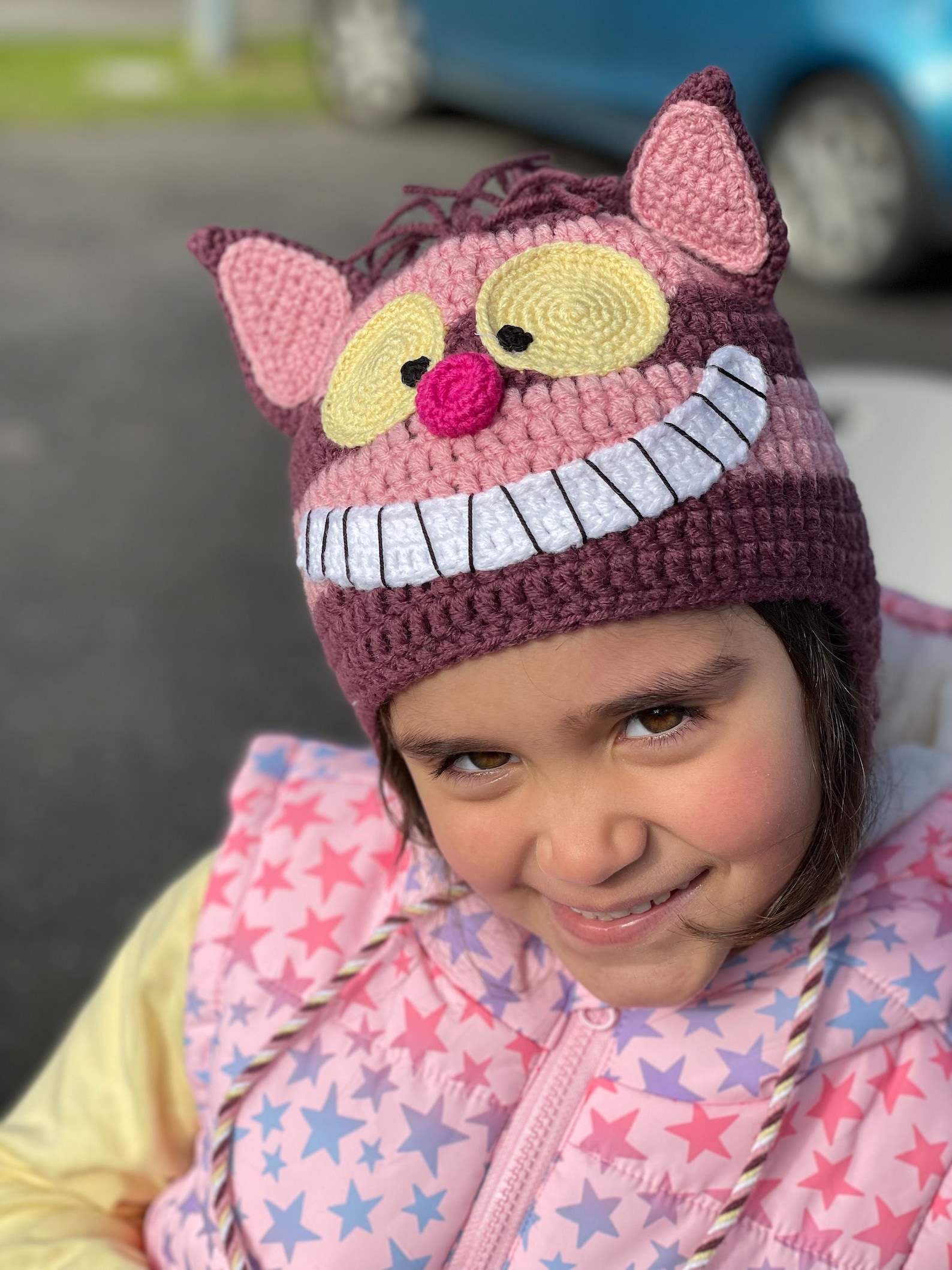 Crochet Chesire Cat Beanie. Alice in Wonderland - Etsy