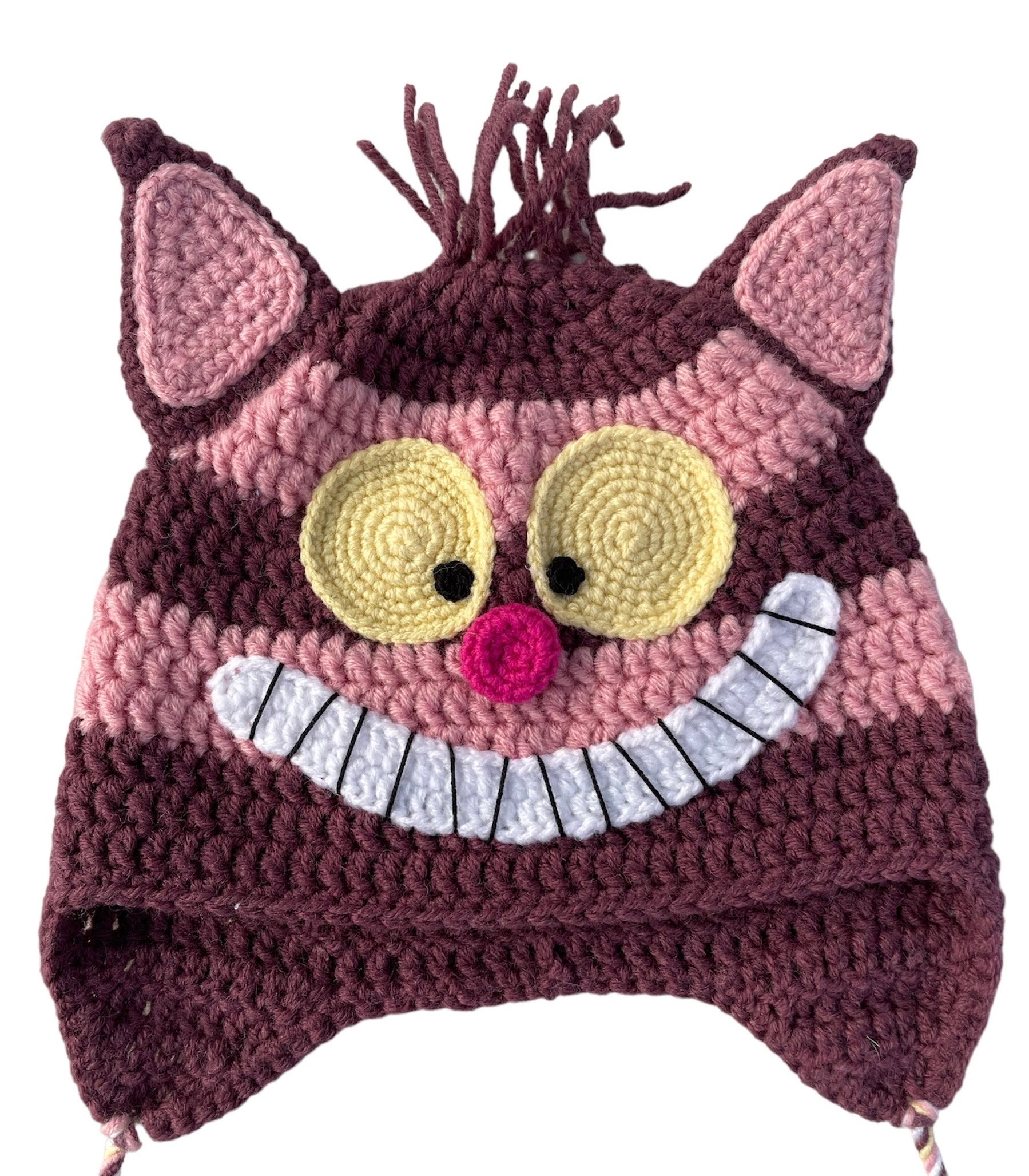 Crochet Chesire Cat Beanie. Alice in Wonderland - Etsy