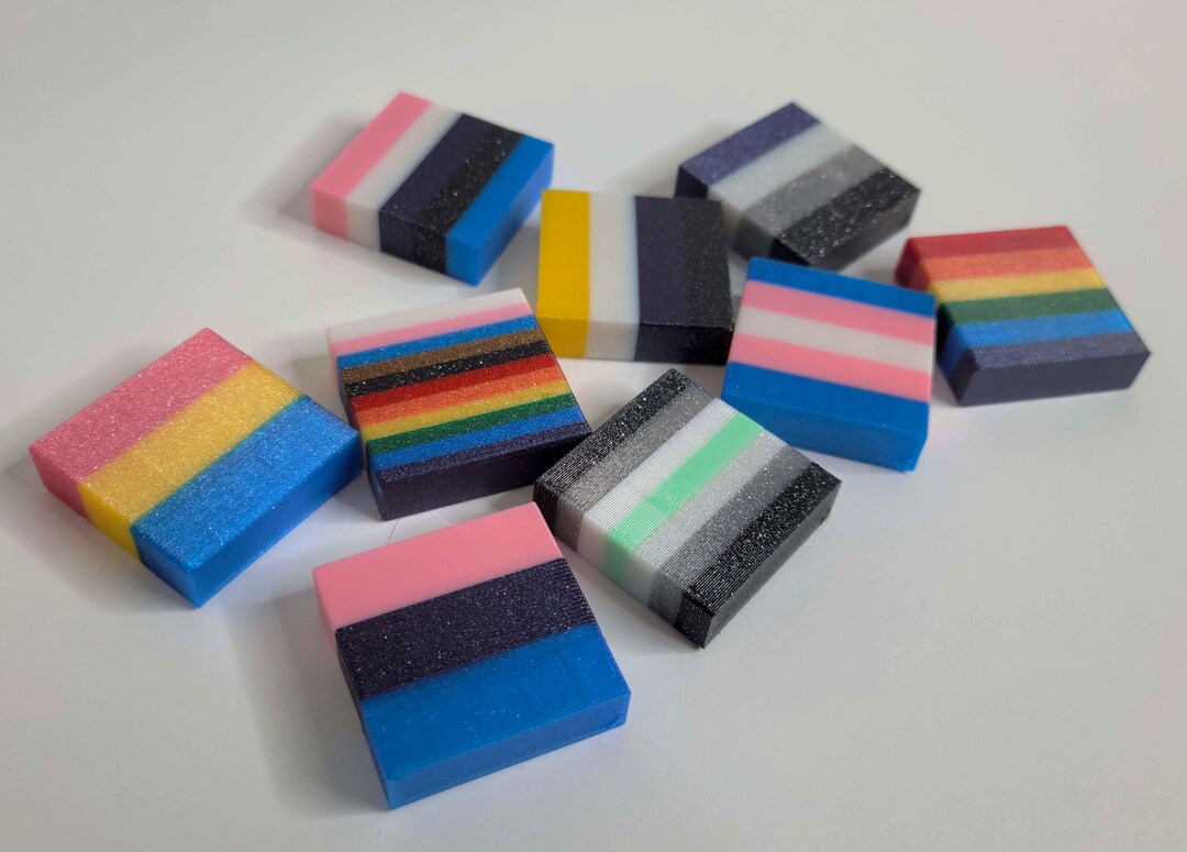 Pride Flag Magnets 3d Printed - Etsy