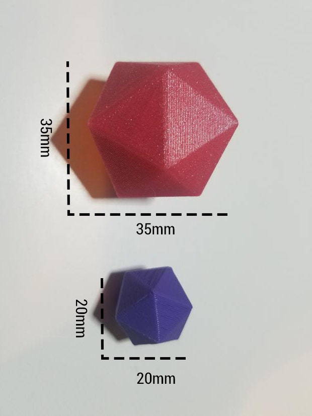 Dodecahedron Magnet - 35mm 20mm, Set of 6 or Individual - Etsy