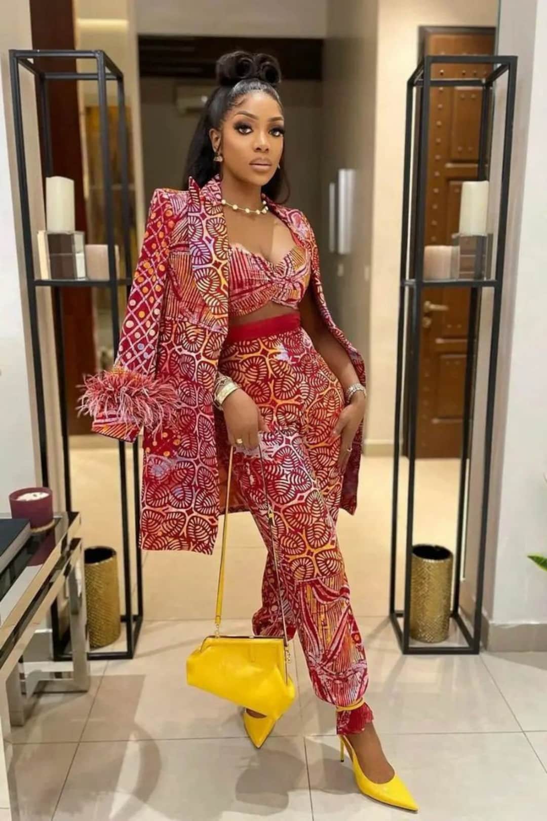 Ankara 2piece Set, African Print Trouser and Kimono Set, African Print ...