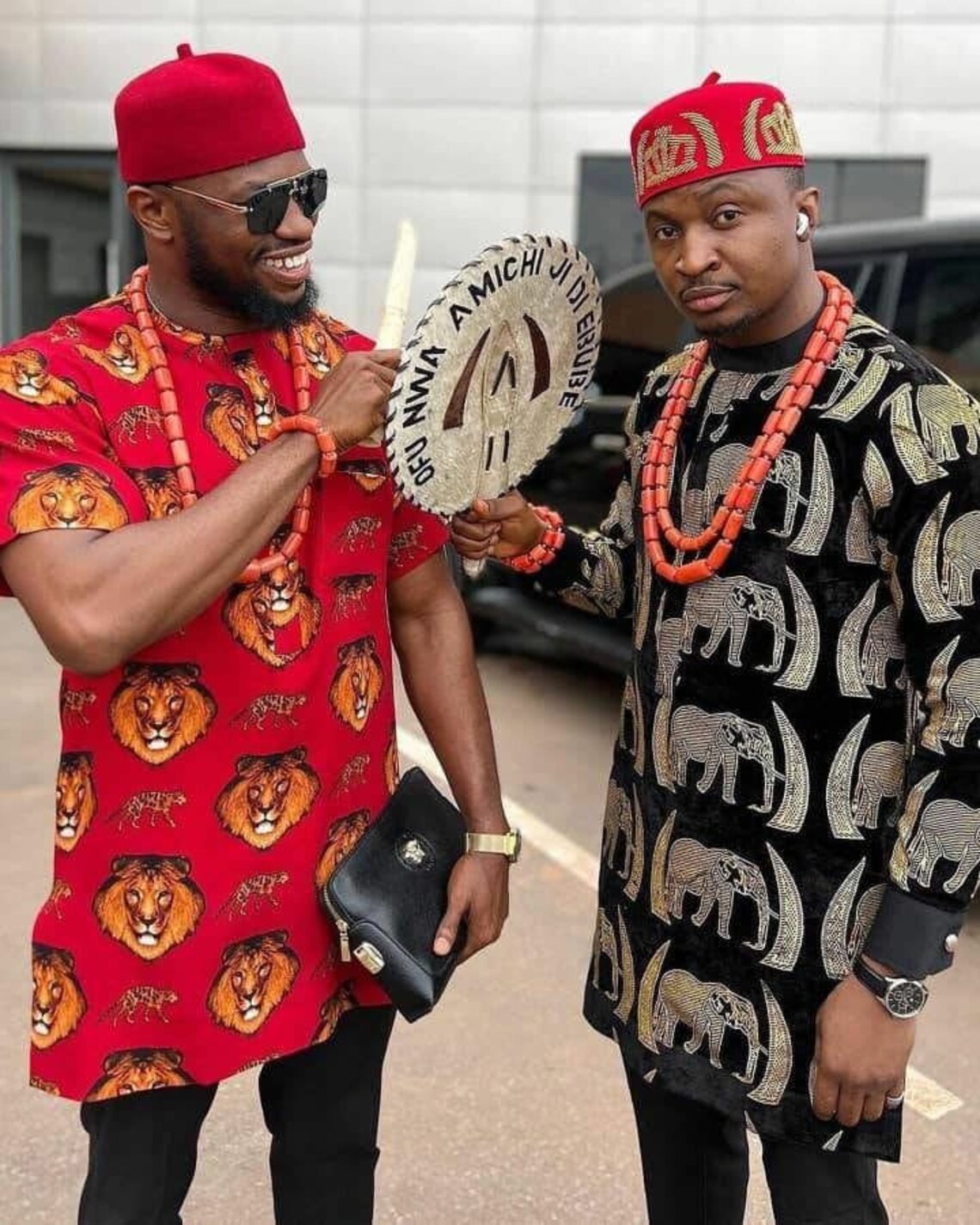 African Men Outfit, Isi Agu Men Set, Igbo Wedding Outfit, Men African ...