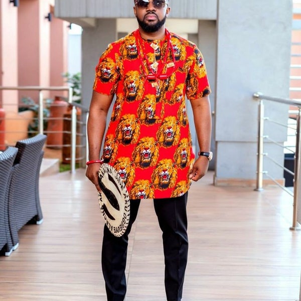 Isi Agu Print Igbo Shirt - Etsy