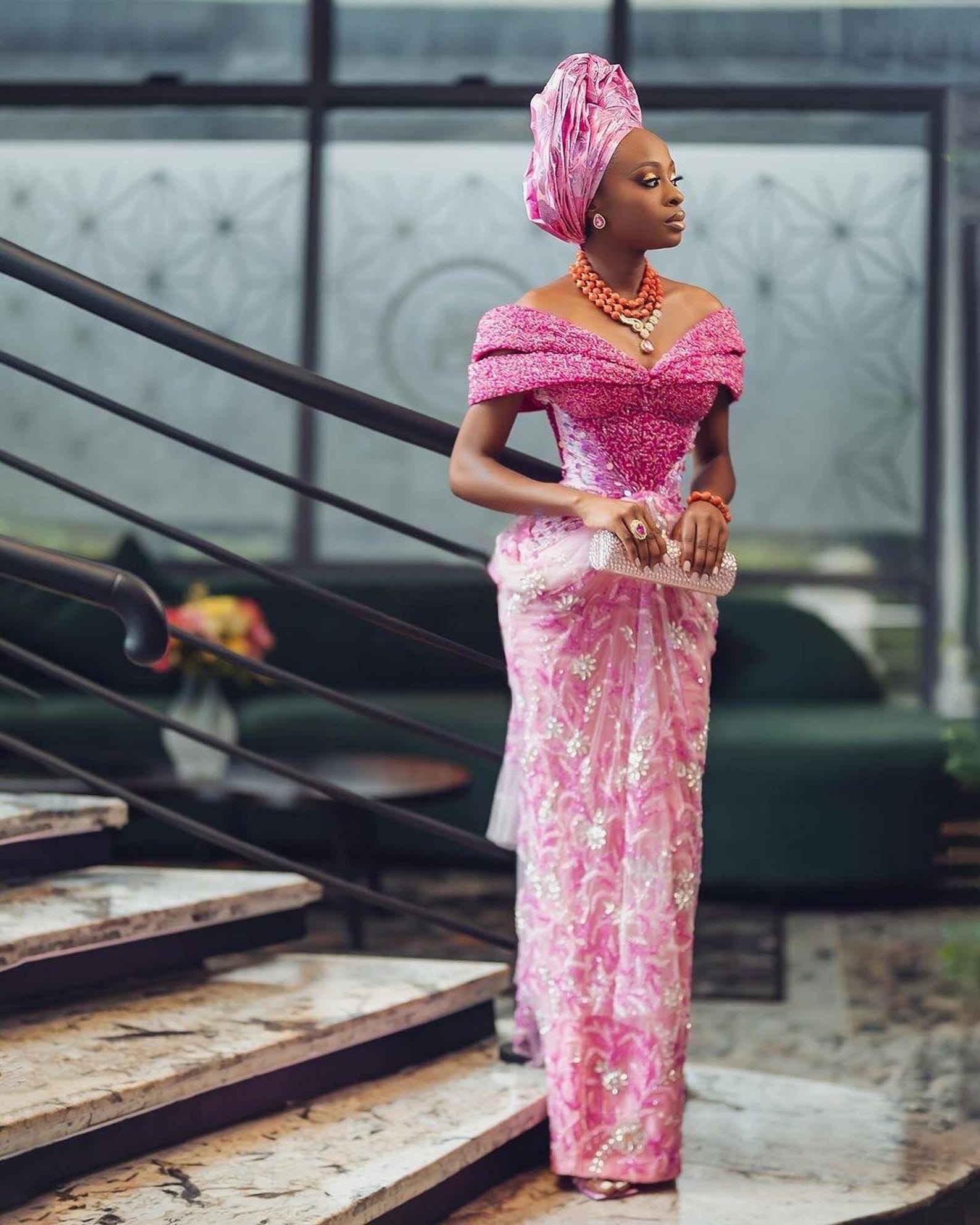 Nigerian Wedding Attire, Igbo Wedding Dress, African Bridal Dress ...