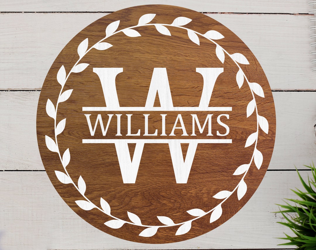 Cutting Board SVG Files for Glowforge L A-Z Monogram Sign SVG, Family ...