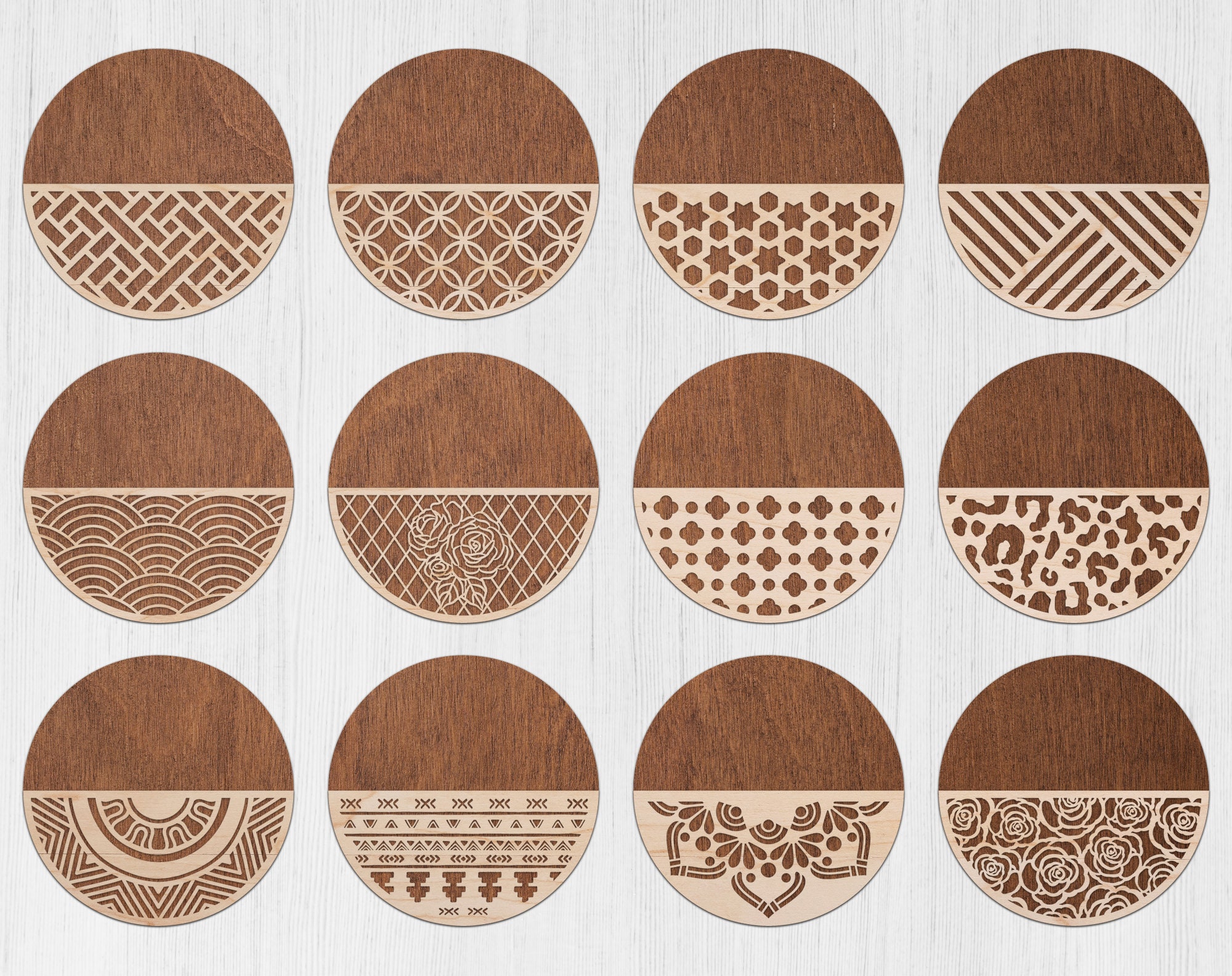 Door Hanger SVG Bundle, Laser Cut Welcome Sign, Floral, Boho (digital ...