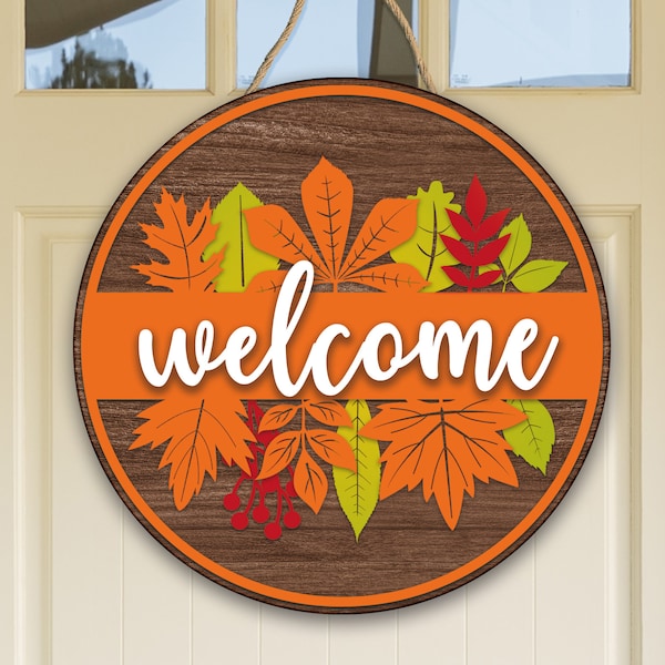 Fall Welcome Sign - Etsy