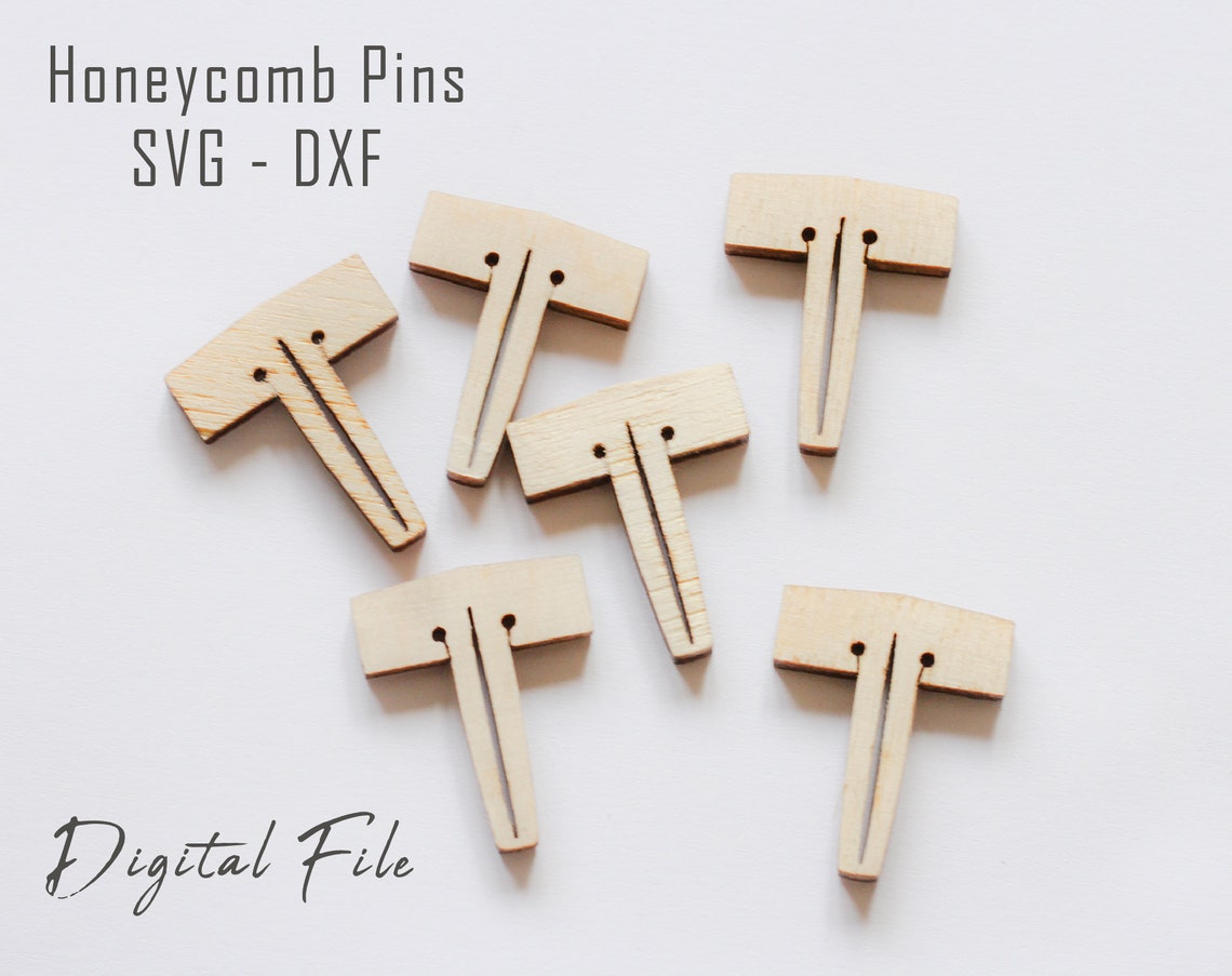 Glowforge Honeycomb Tray Pins SVG, Laser Cut Files (digital File) - Etsy