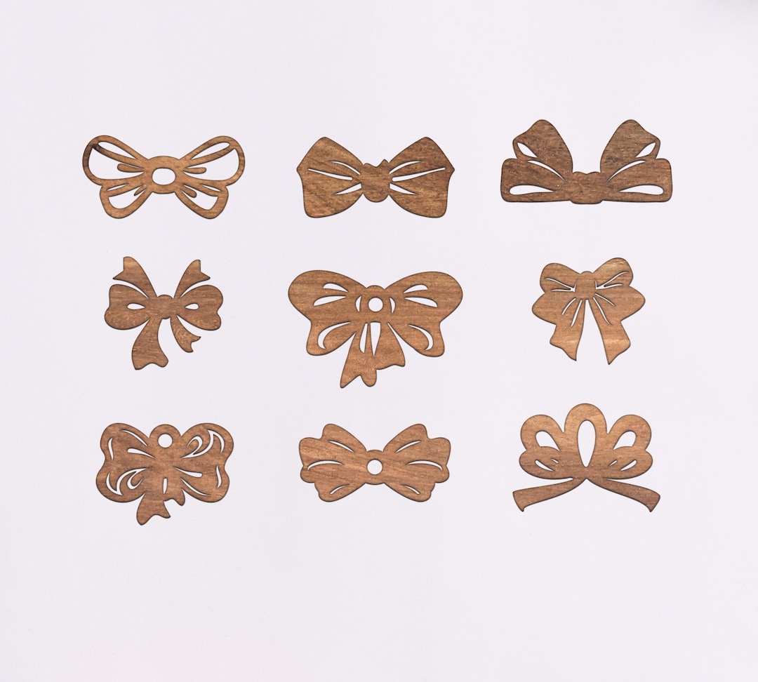 3D Bow SVG Laser Cut Files, Ornament Template (digital Download) - Etsy