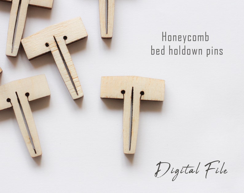 Glowforge Honeycomb Tray Pins SVG, Laser Cut Files (digital File) - Etsy