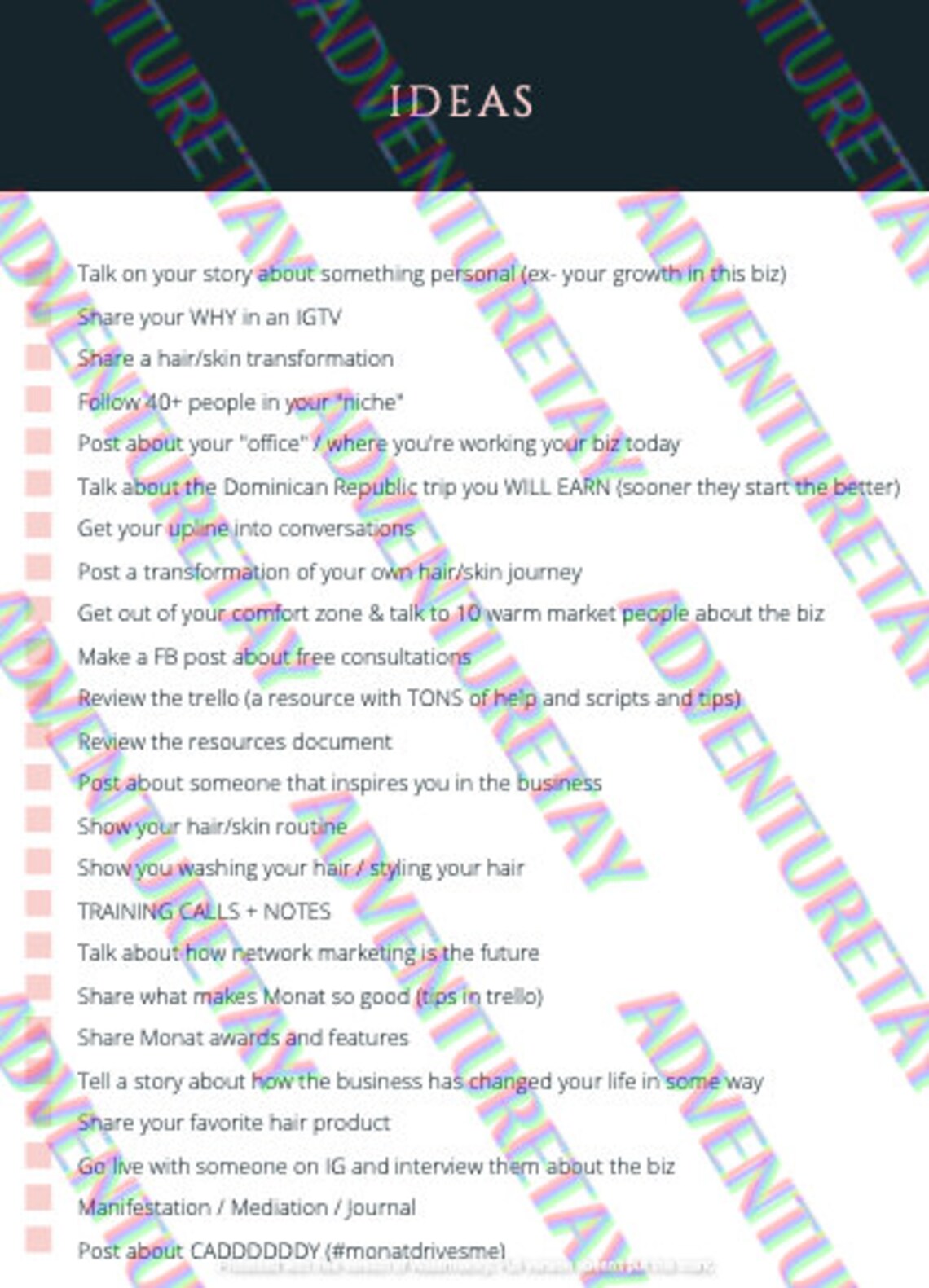 Monat Daily, Weekly, Monthly Checklists Posting Ideas Digital Downloads ...