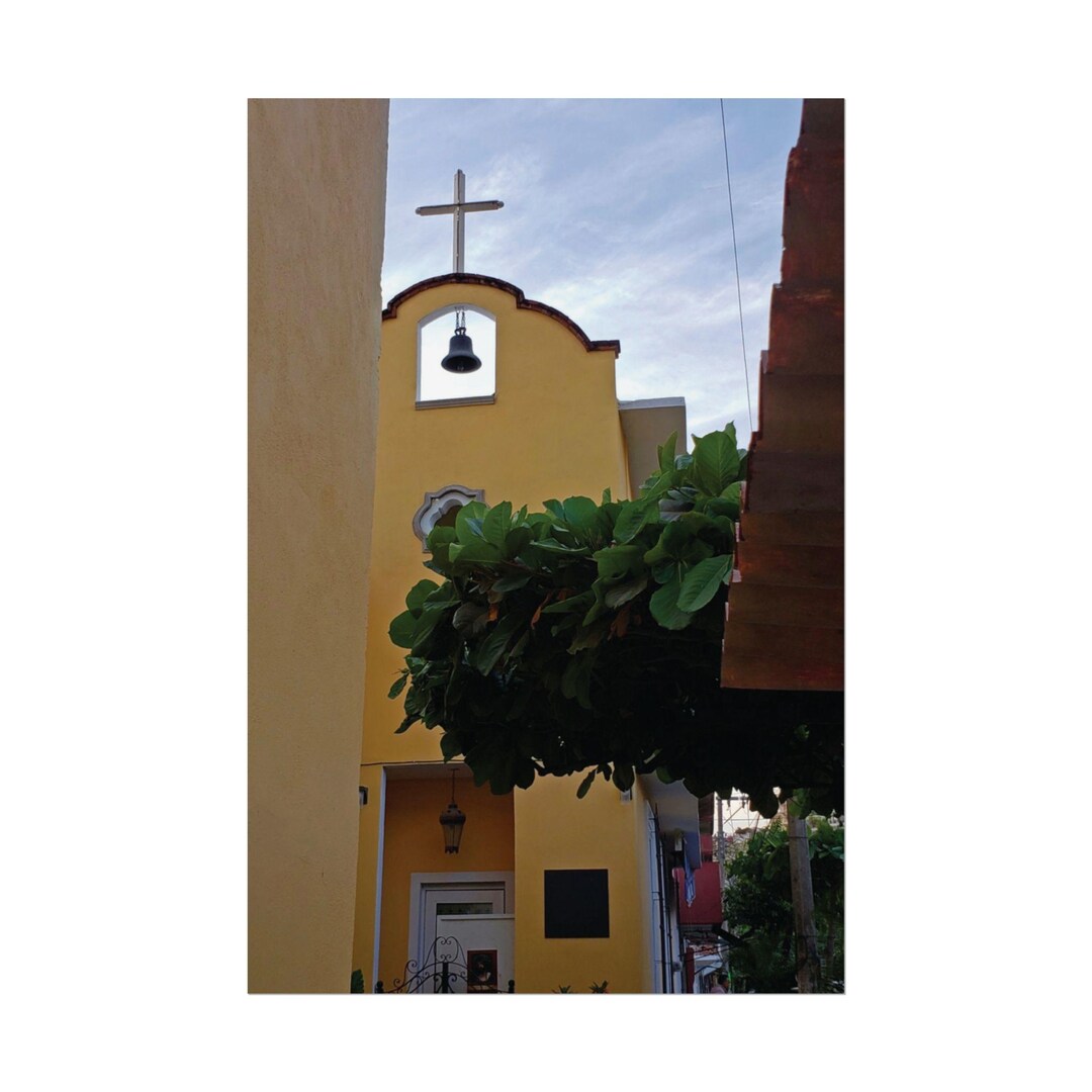 Mexican Church Poster: Inspirational Christian Wall Art - Etsy