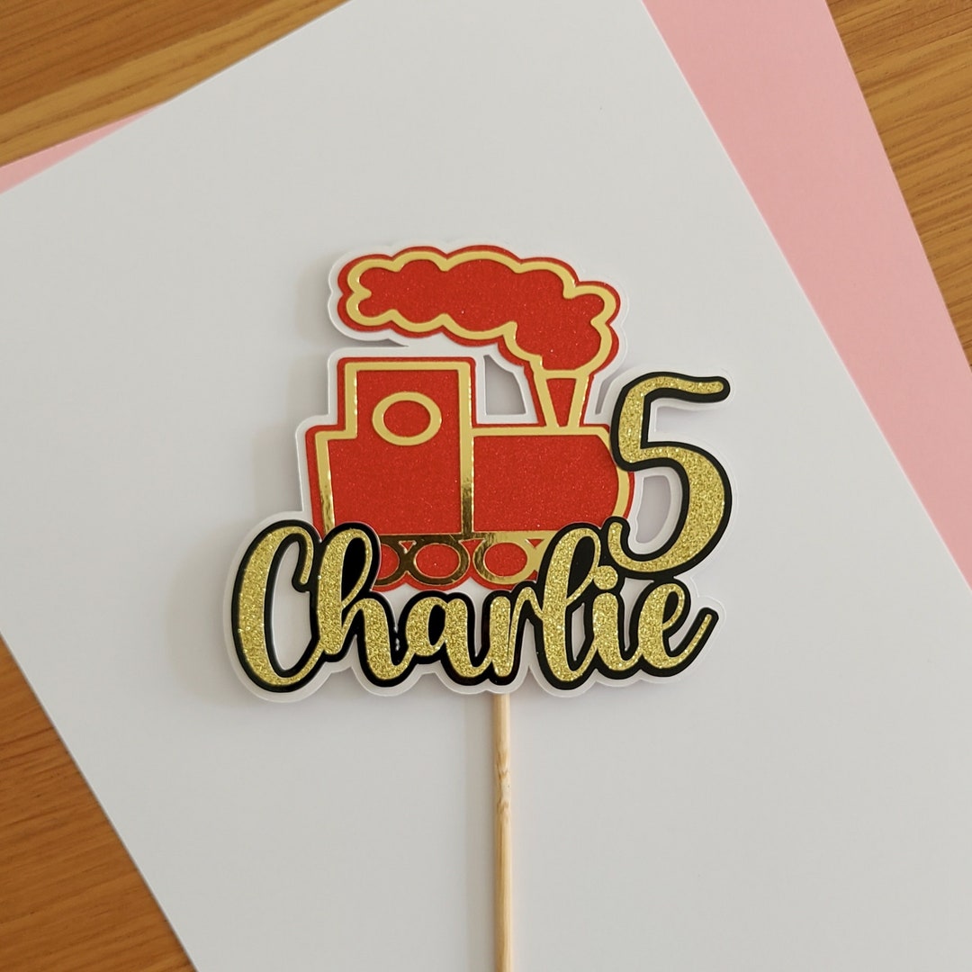 Train Cake Topper / Train Themed Party Decorations - Etsy UK