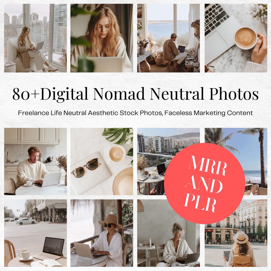 80+ Digital Nomad Neutral Aesthetic Stock Photos | Freelancer Life ...