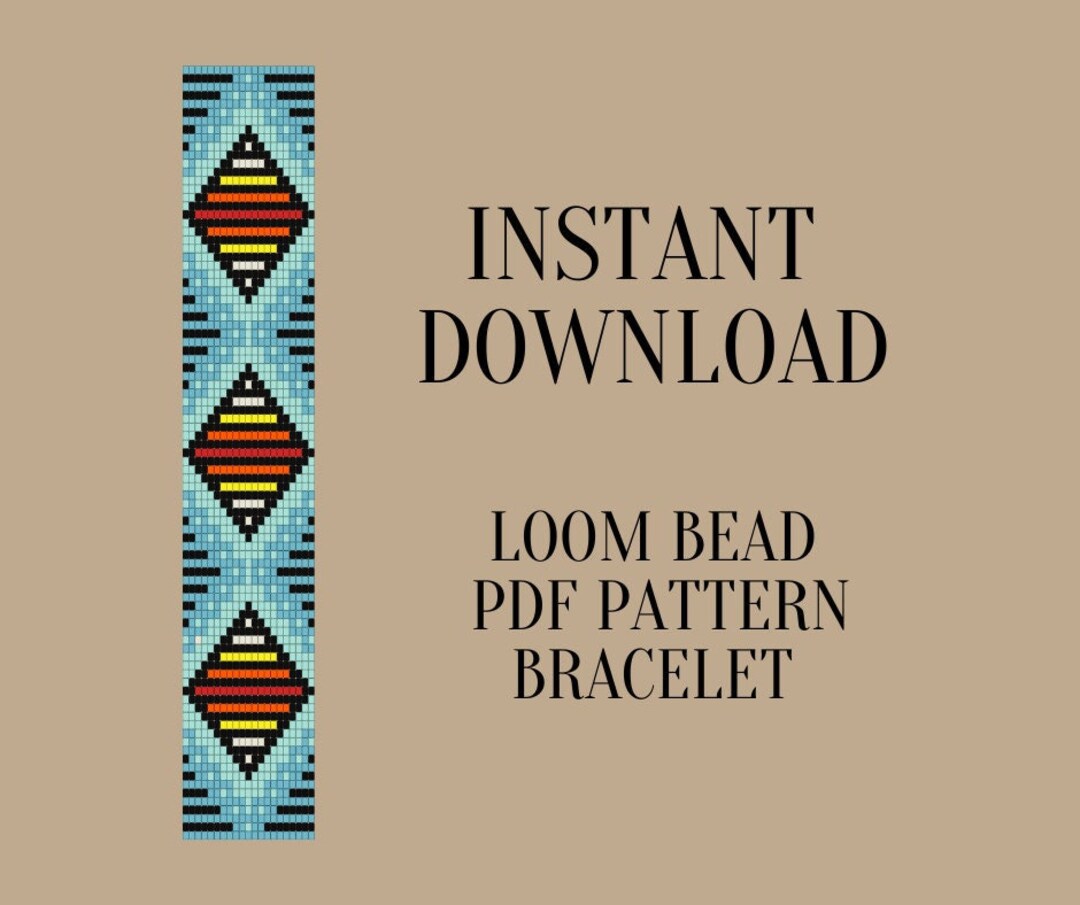 Loom Bead Pattern, Do It Yourself, DIY Loom Bracelet Seed, Native ...
