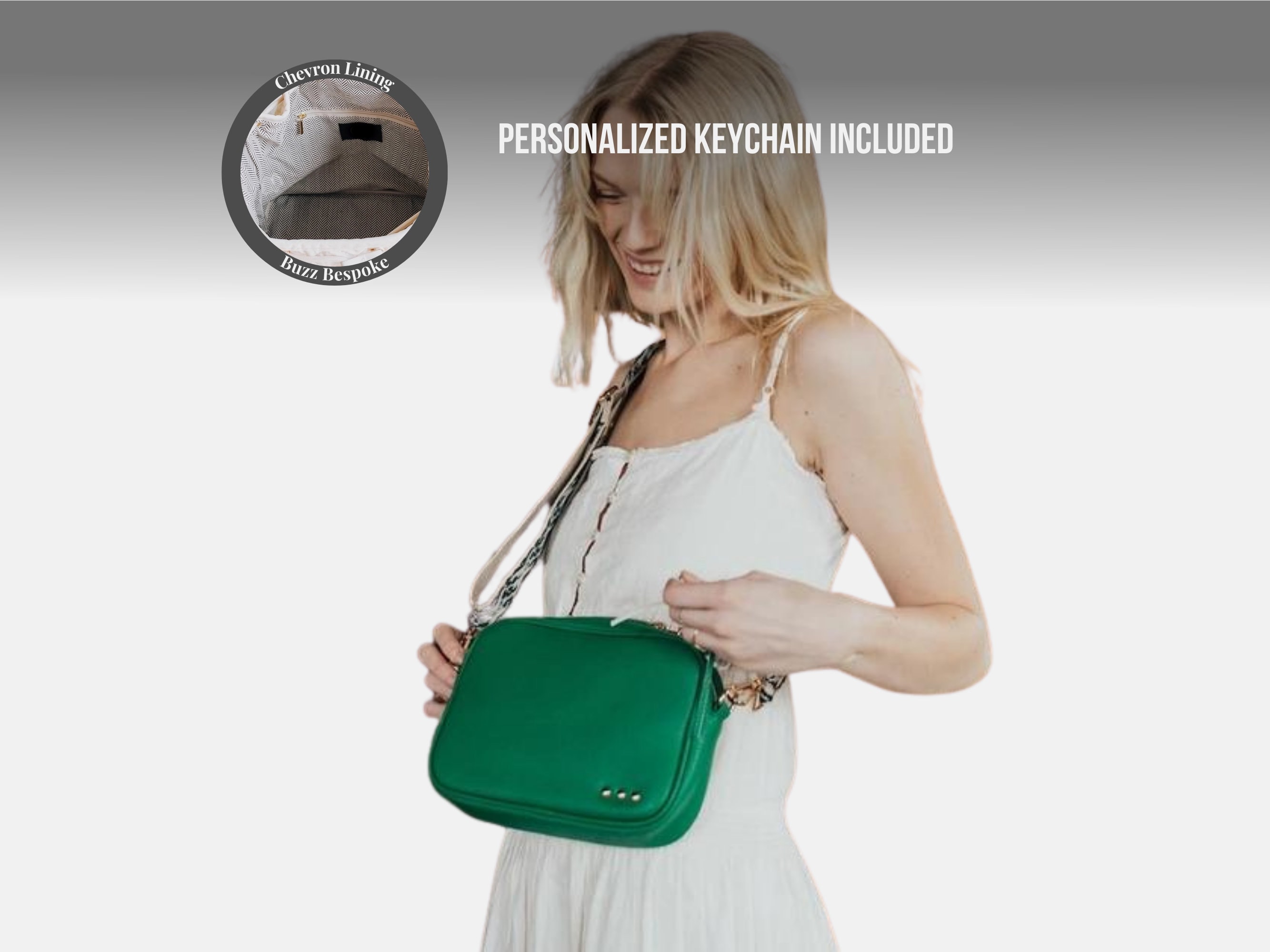 Crossbody Purse With Personalized Keychain Camera Style Bag With Guitar ...