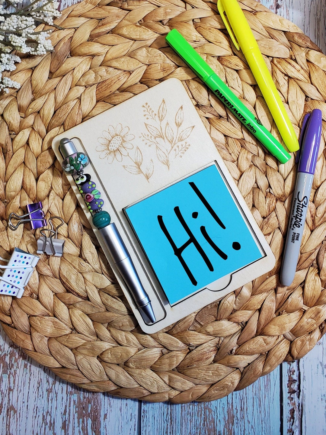 Sticky Note Holder SVG, Sticky Note Pad Laser File, Friends Sticky Note ...