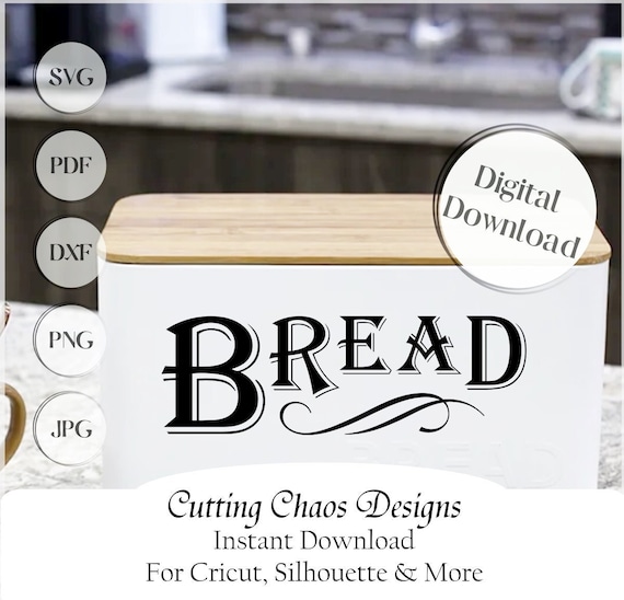 Bread Word Art SVG DIGITAL SVG Cut File for Use With Cricut - Etsy UK