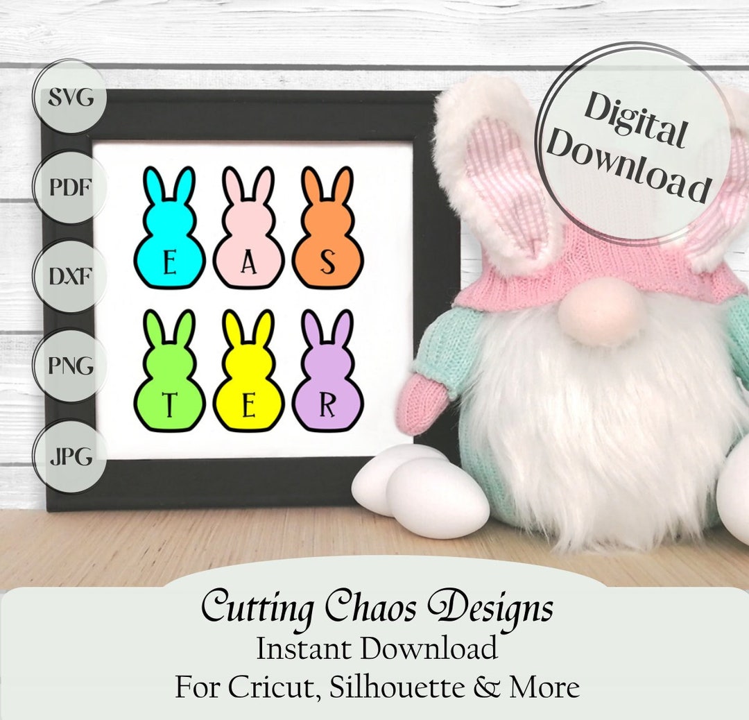 Pasen SVG - Paashaas Letters Svg - Bunny Svg Letters - Paashaas SVG ...