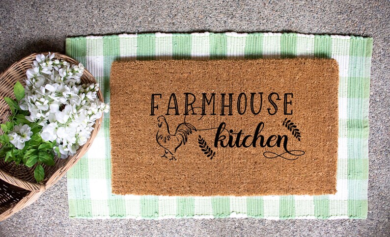 Farmhouse Kitchen With Rooster Design DIGITAL SVG Art for Use - Etsy