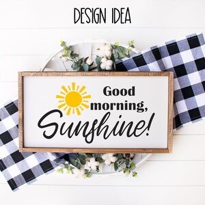 Good Morning Sunshine SVG Cut File Clipart - DIGITAL SVG Art for Use ...