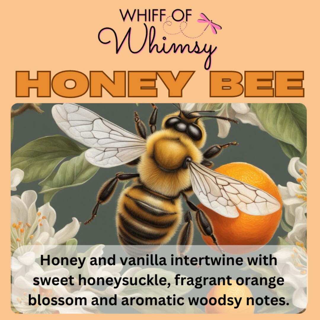 Honey Bee Fragrance, Body Oils, Body Lotion Whiff of Whimsy by Mello Moonstone - Etsy