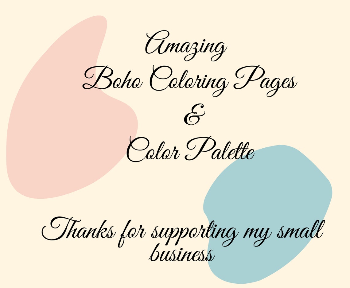 Boho Coloring Pages for Kids and Adults Boho DIY Wall Art - Etsy