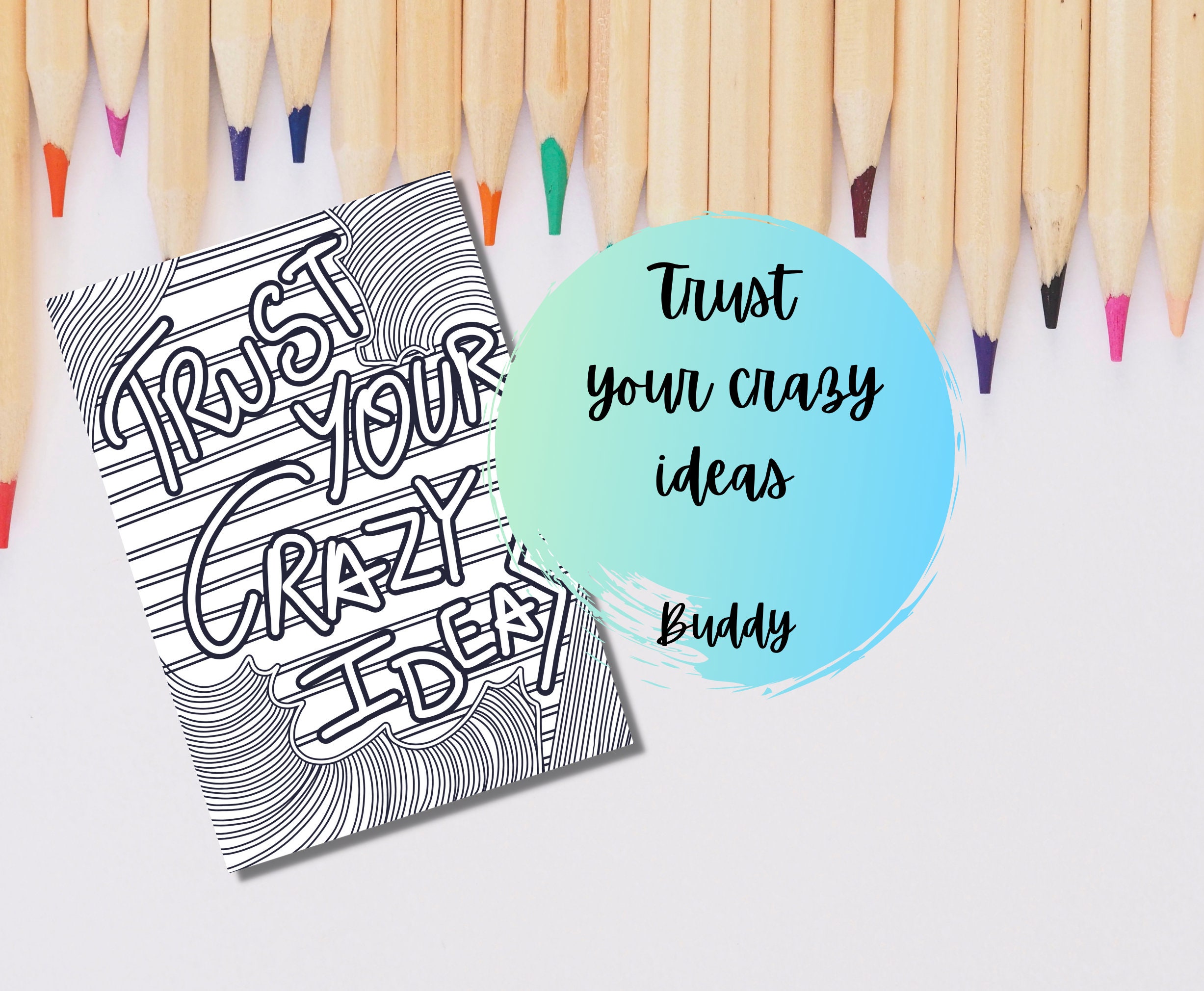 Stress Relief Quotes Coloring Pages for Adults, Self Care Adults ...