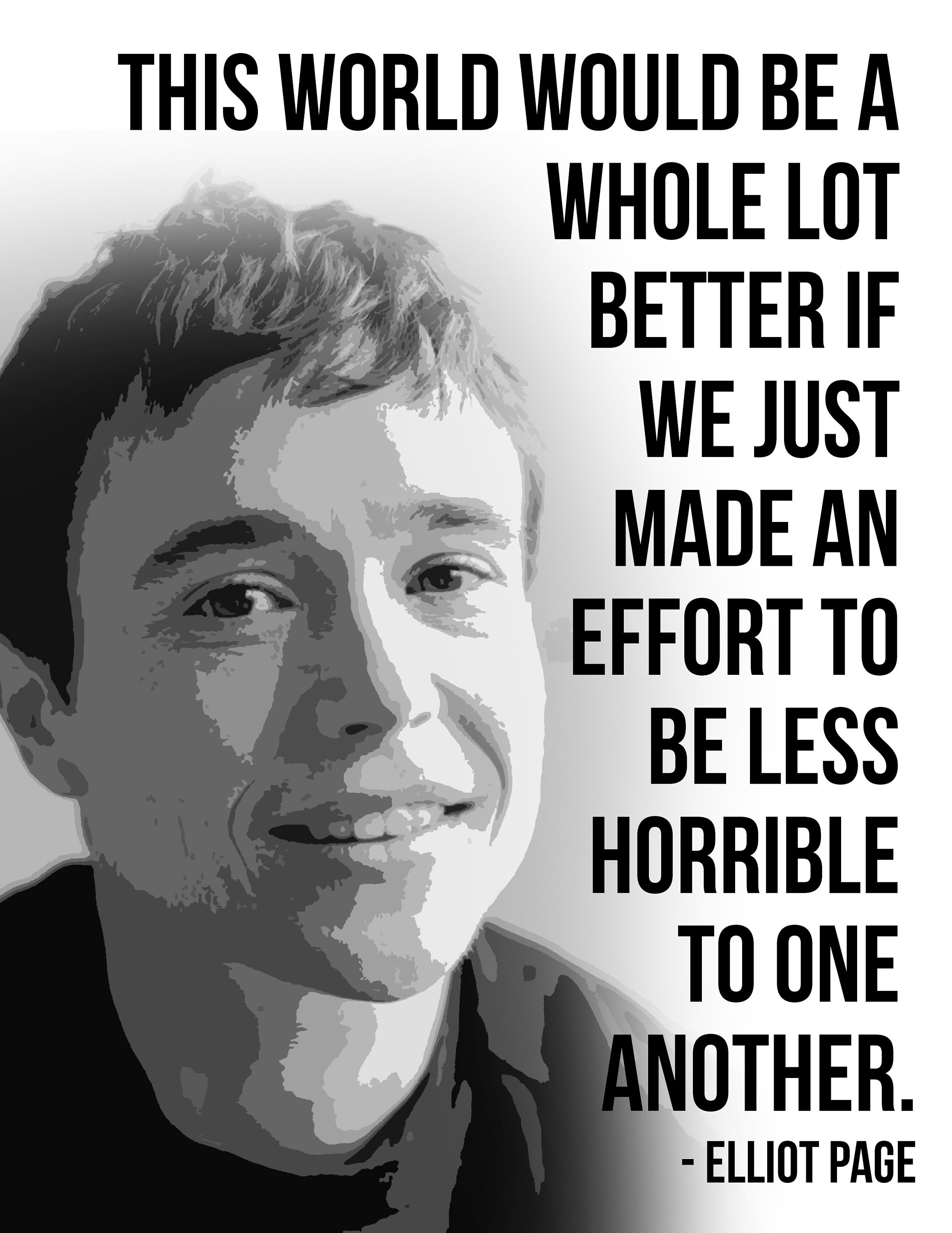 Inspirational LGBTQ Motivational Quotes 11x17 and 8.5x11 Poster Set for ...