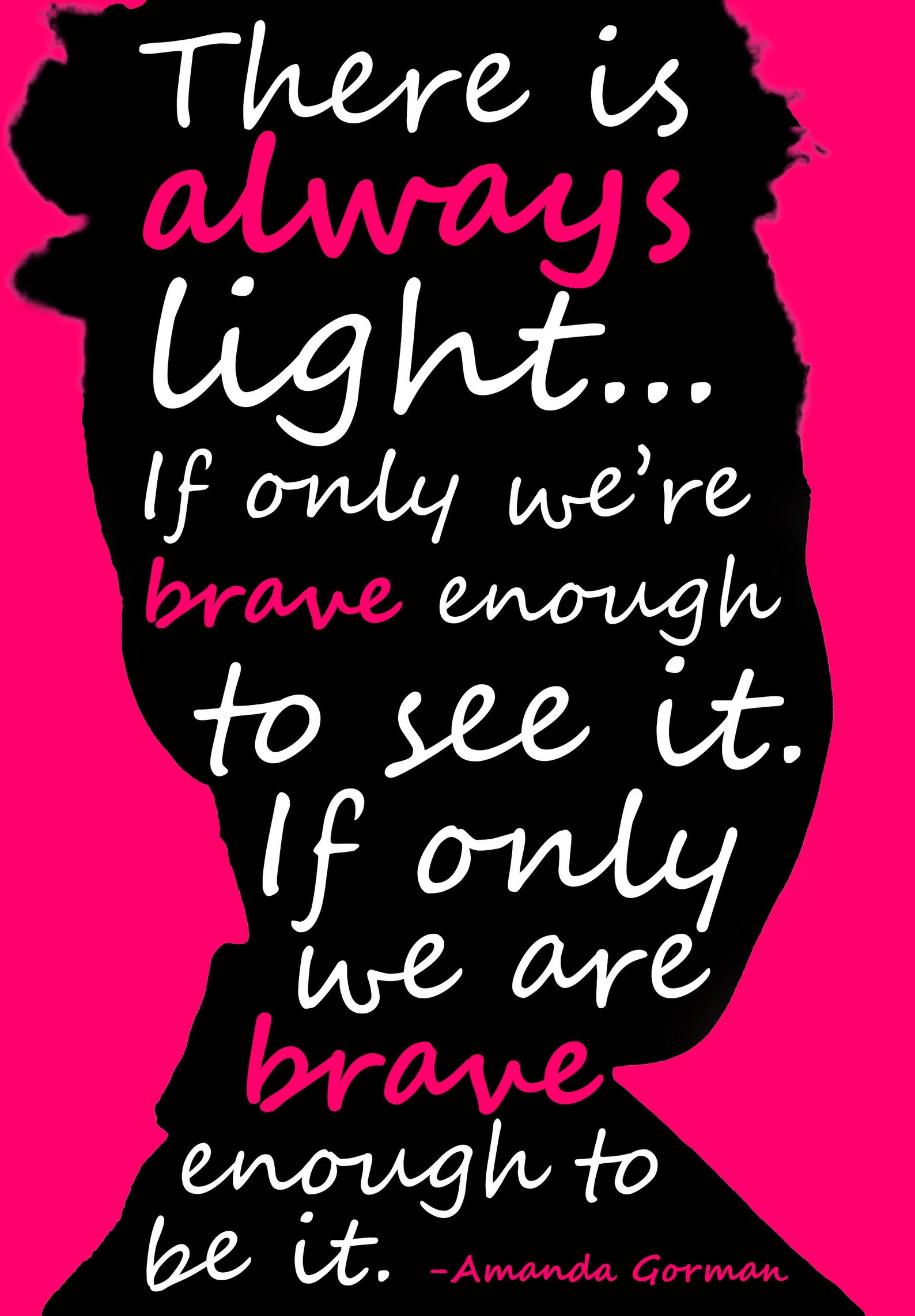 Black Women Inspirational Quotes 11x17 and 8.5x11 Poster Set for ...