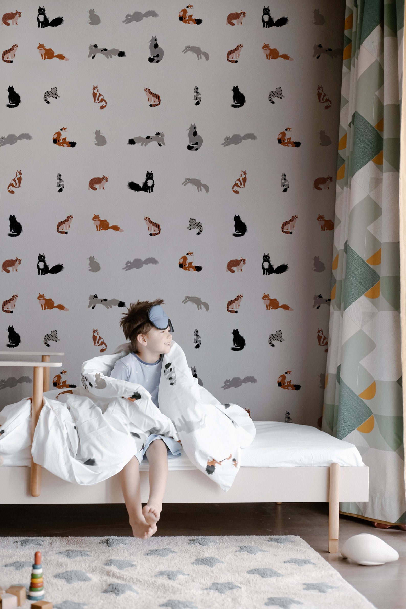 Kids Wallpaper Cats, Nursery Wallpapers, Kids Room Wallpapers, Cool ...