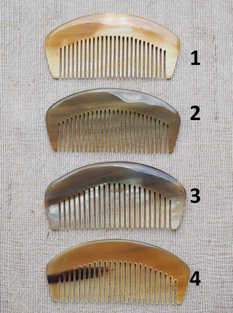 Natural Buffalo Horn 02 Combs - Etsy