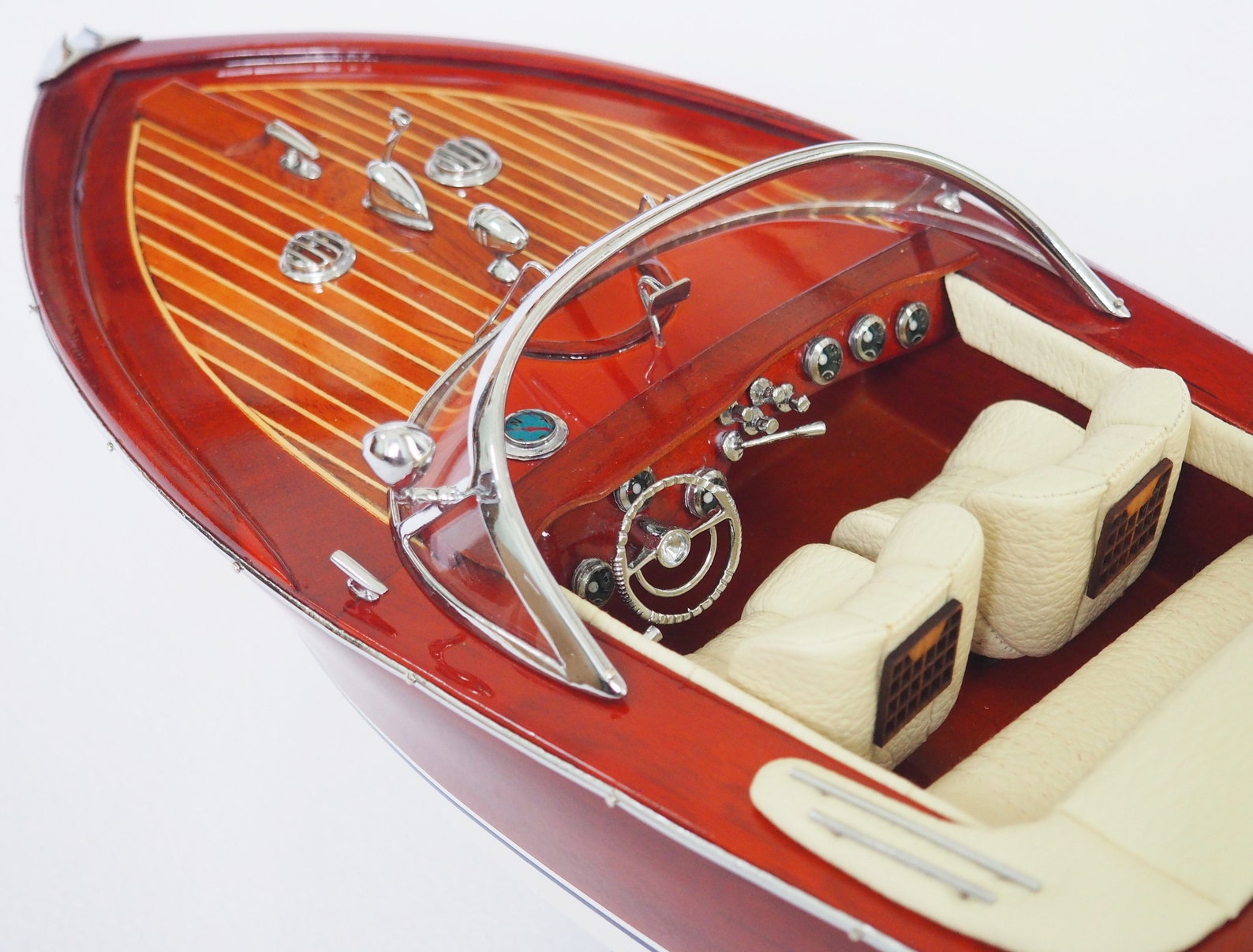 RIVA AQUARAMA 21 53 Cm Wood Boat Model - Etsy
