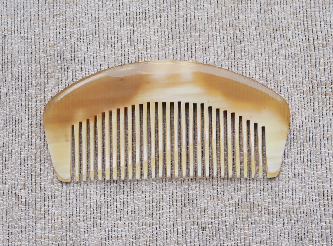 Natural Buffalo Horn Hair Comb HC2 - Etsy