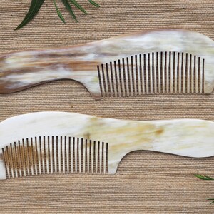 Natural Buffalo Horn Hair Comb HC1 - Etsy