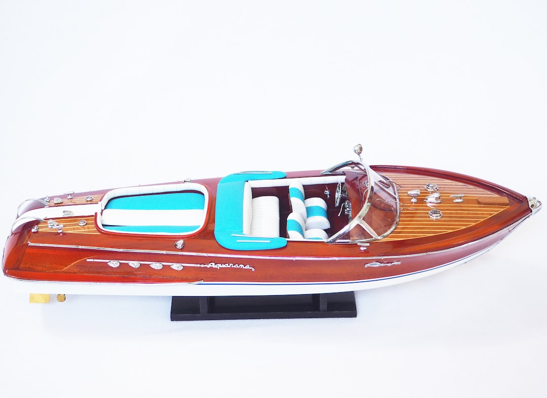 RIVA AQUARAMA 21 "(53 cm) Holzboot Modell - Etsy.de