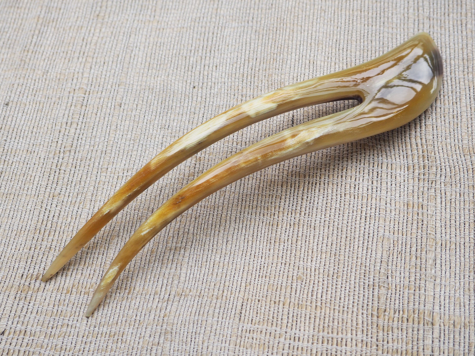 Natural Buffalo Horn Hairpin Pin Stick HP4 - Etsy