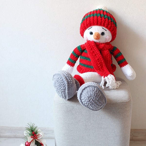 Stuffed Snowman - Etsy