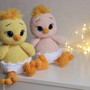 Chicken Crochet Pattern, Chicken Plush Toy, Chicken Plush Pattern ...