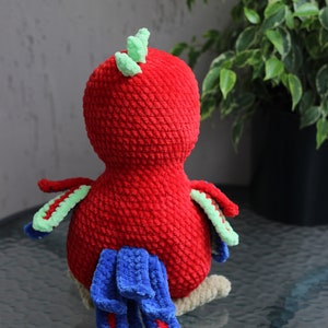 Crochet Parrot Pattern, Amigurumi Parrot, Bird Lover Gift, Crochet ...