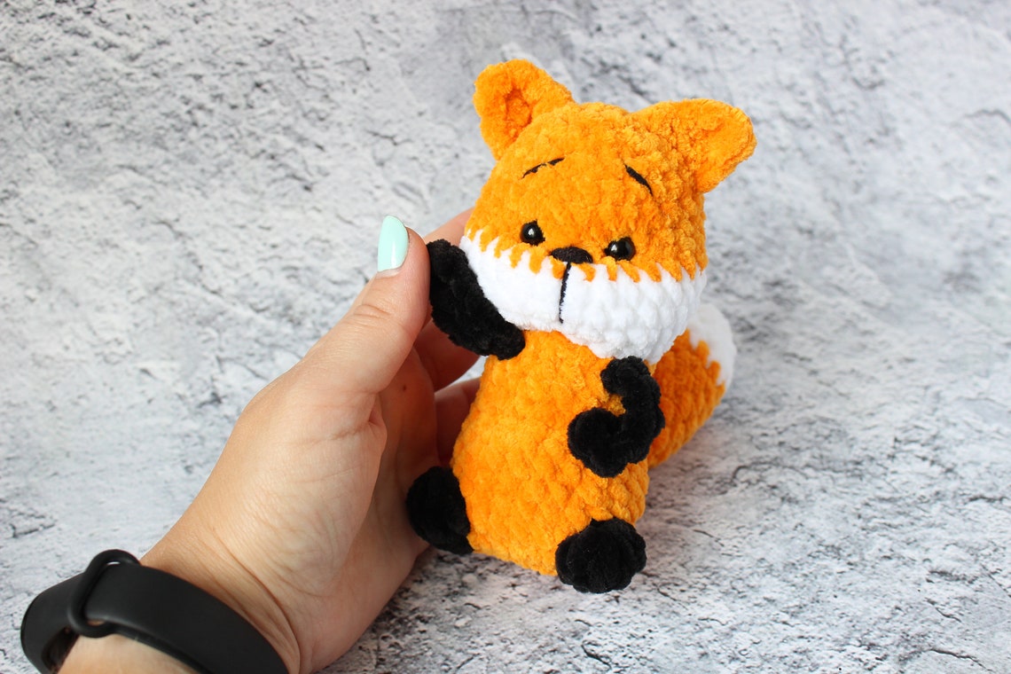 Crochet Fox Pattern Plush Fox Toy Cute Fox Plush DIY Fox - Etsy