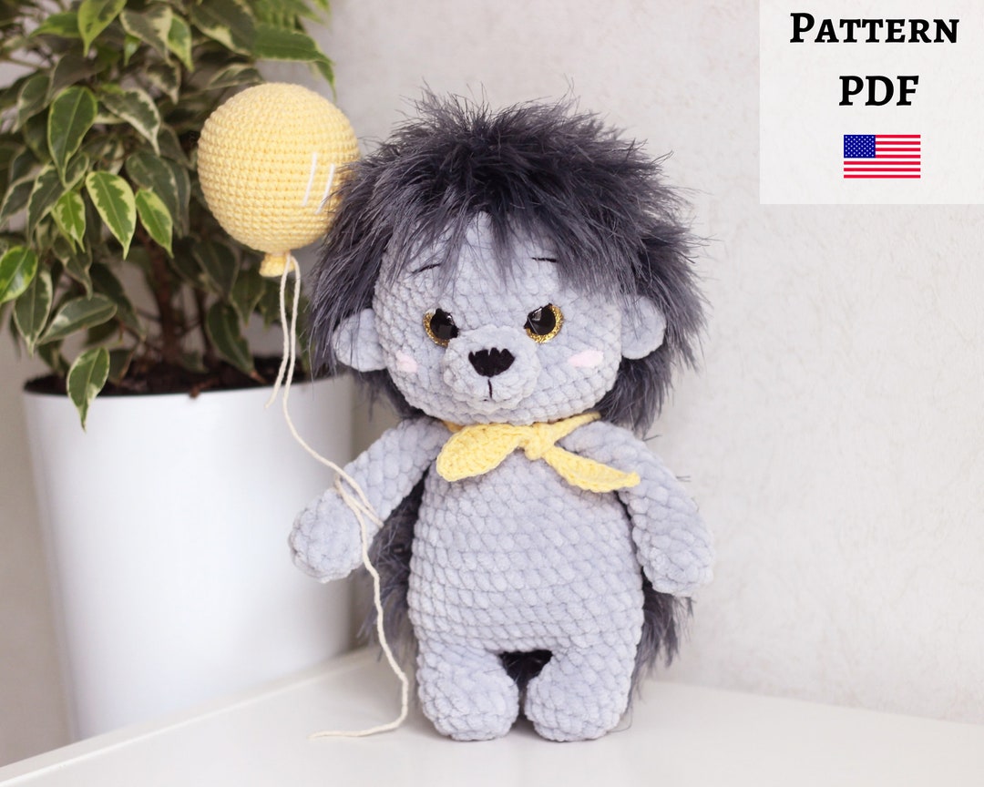 Hedgehog Crochet Pattern, Cute Crochet Pattern, Baby Toy Pattern ...
