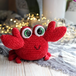 Pattern PDF. Crochet Crab. Amigurumi Crab. Crab Plush Pattern. DIY ...