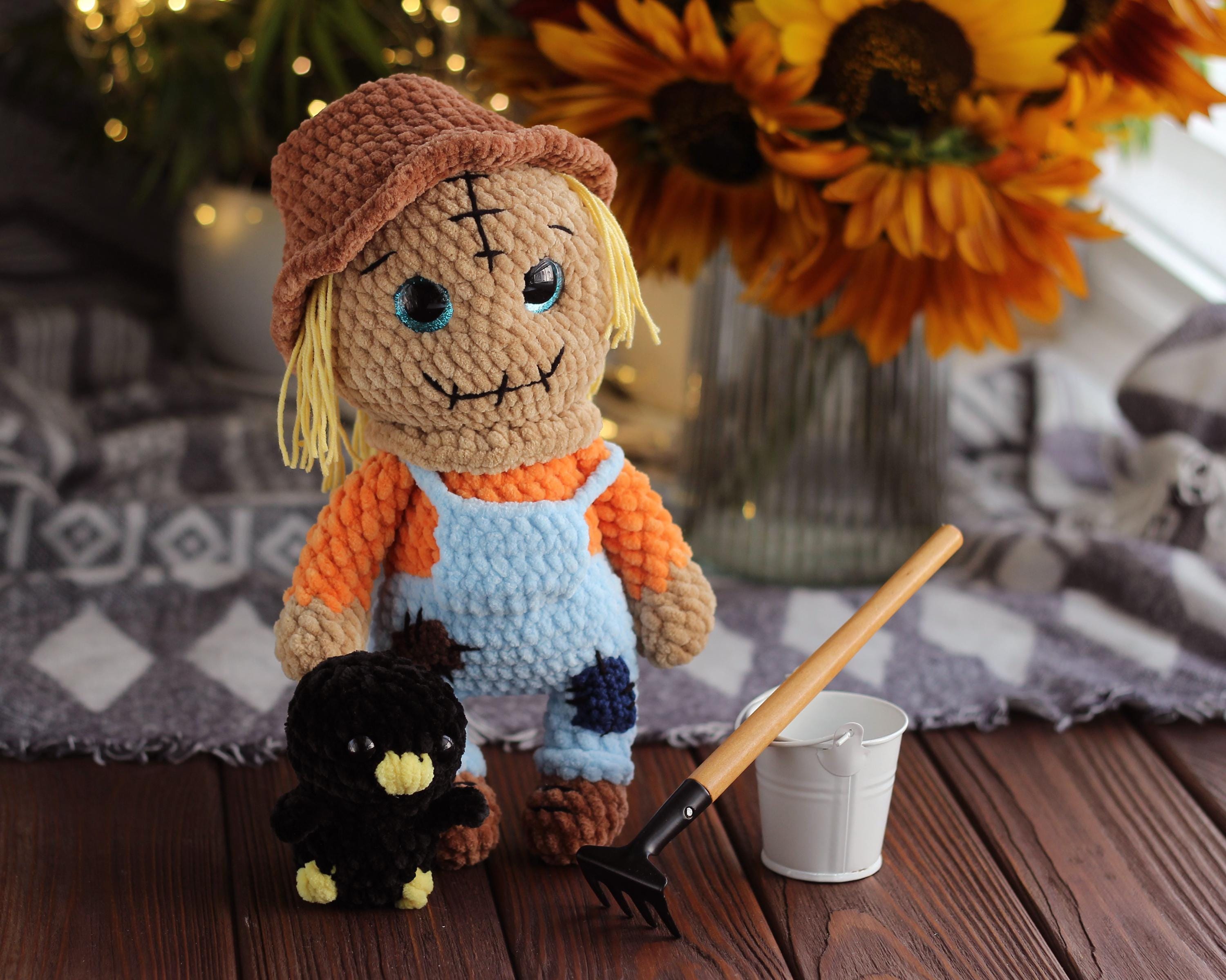 Halloween Crochet Pattern Bundle: Scarecrow, Frankenstein, Vampire ...