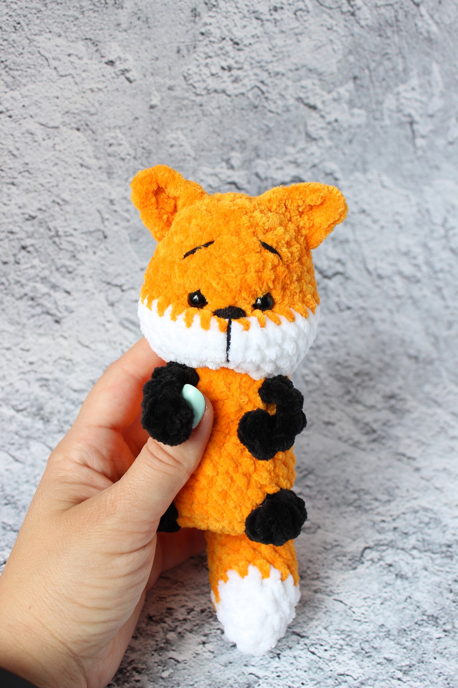 Crochet Fox Pattern Plush Fox Toy Cute Fox Plush DIY Fox - Etsy