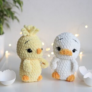 Baby Chick Toy, Baby Duck Toy, Duck Plush, Chicken Plushie, Cute Gift ...