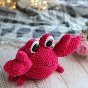 Pattern PDF. Crochet Crab. Amigurumi Crab. Crab Plush Pattern. DIY ...