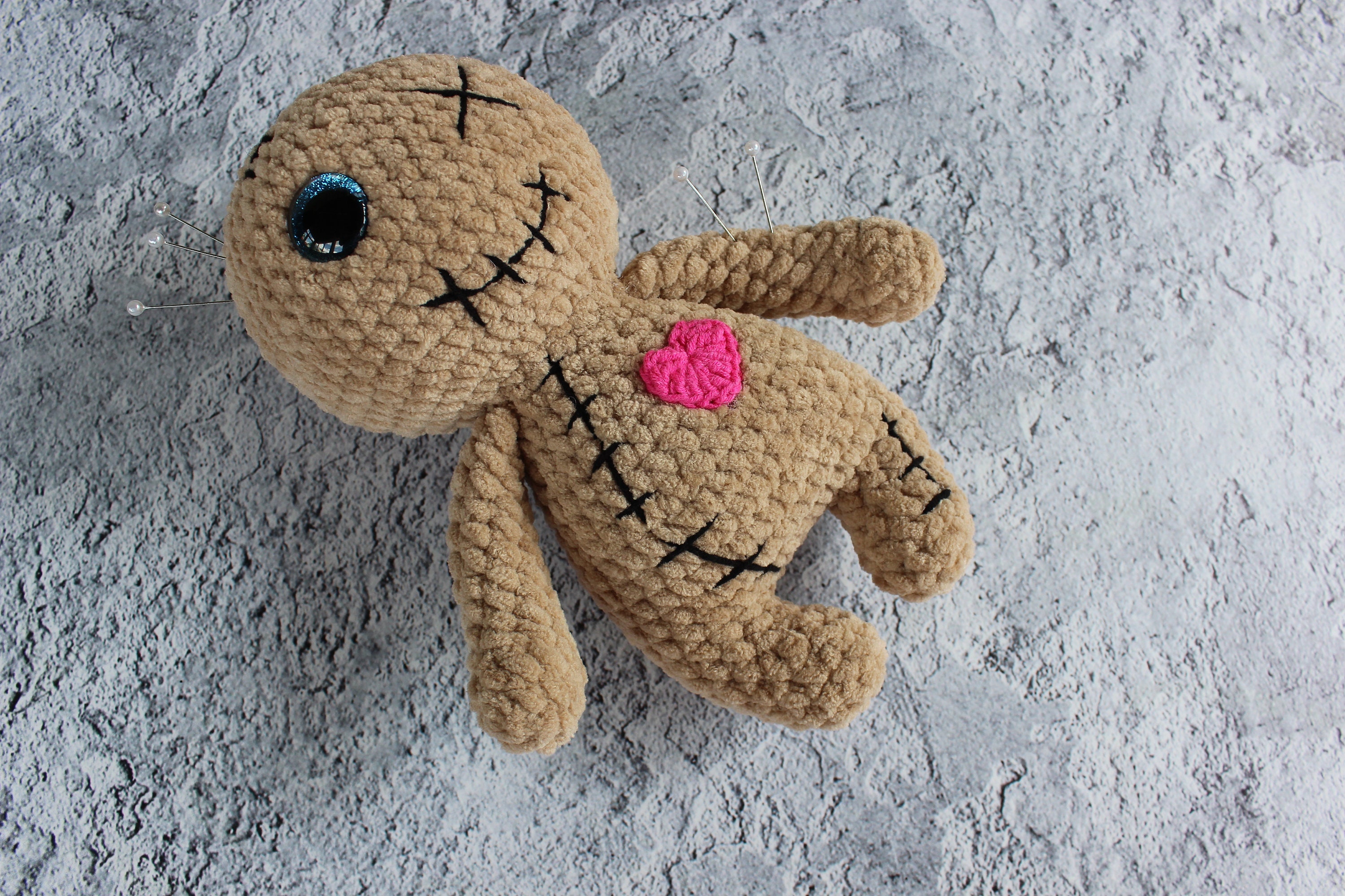 Crochet Voodoo Doll Pattern Plush Voodoo Doll Halloween - Etsy