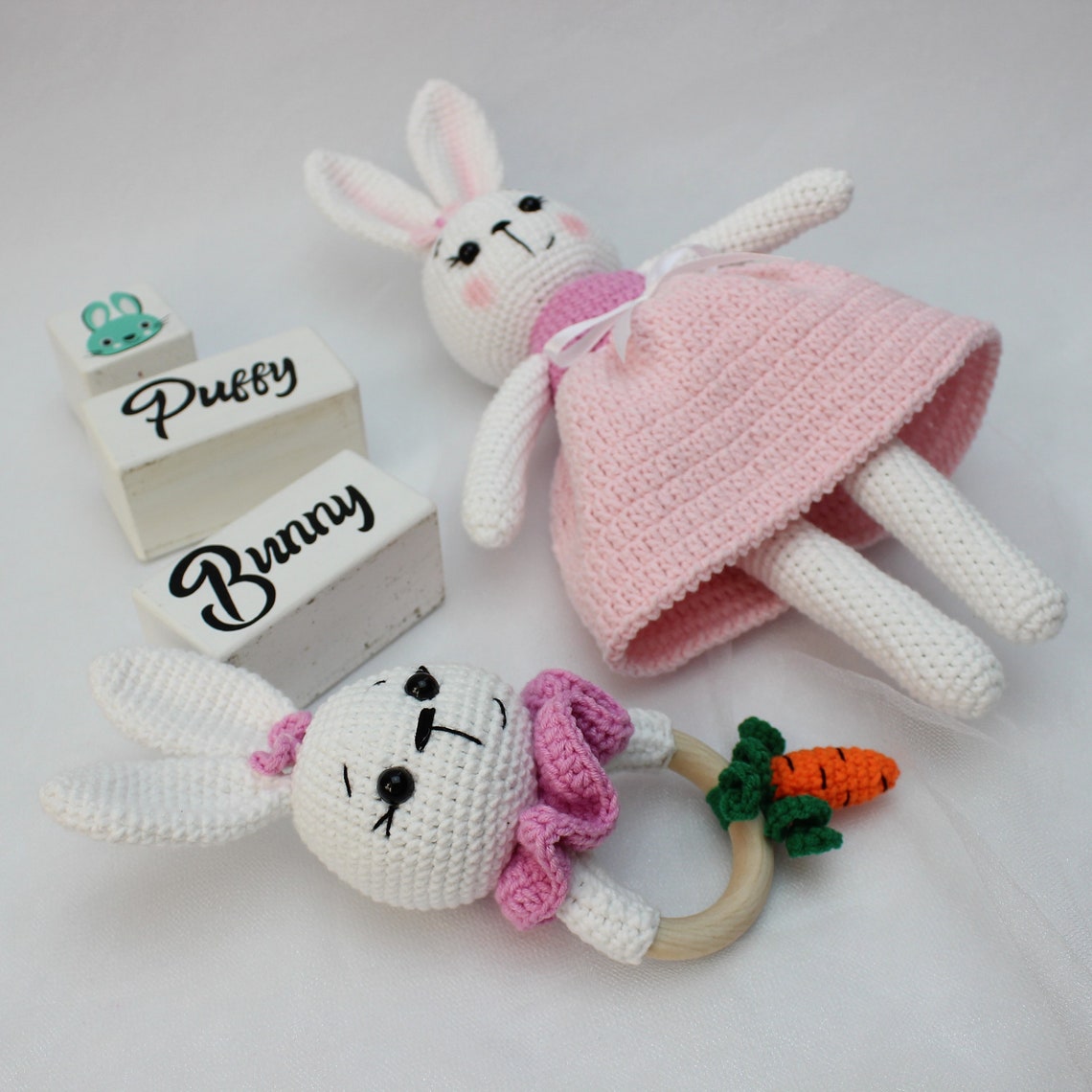 Crochet Bunny Rattle Pattern Crochet Baby Rattle Amigurumi | Etsy