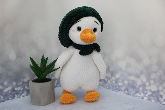 Goose Plush Toy Large Goose Stuffed Animal Cute Goose Toy - Etsy